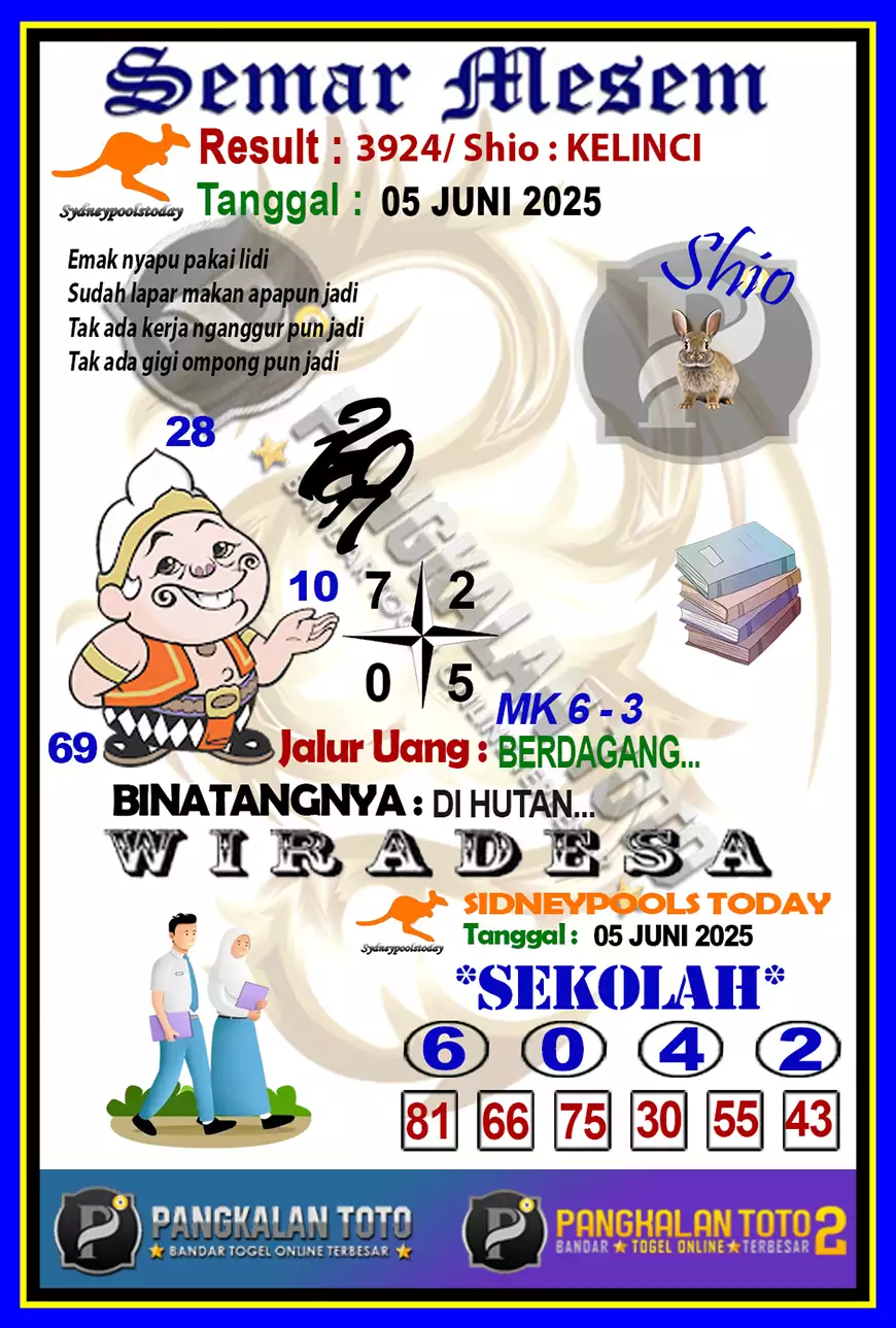 Syair Sdy Kamis 5 Juni 2025 - OpesiaToto